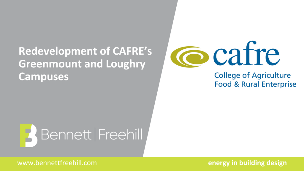 Appointed to sustainably design and redevelop CAFRE campuses | Bennett ...